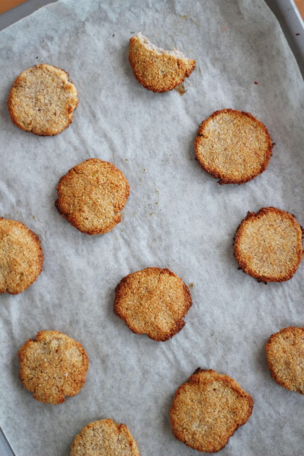 Bolachas de coco e banana só com 2 ingredientes - Criar Comer Crescer