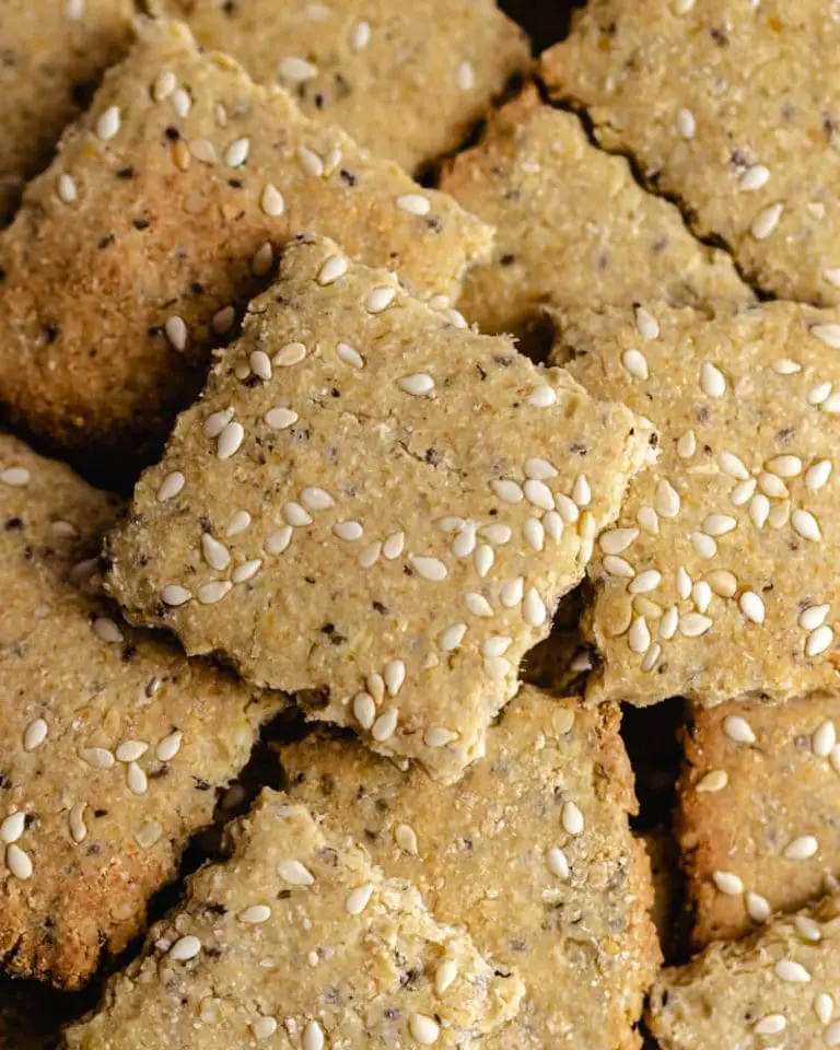 Crackers sem glúten de fermentação natural - Criar Comer Crescer