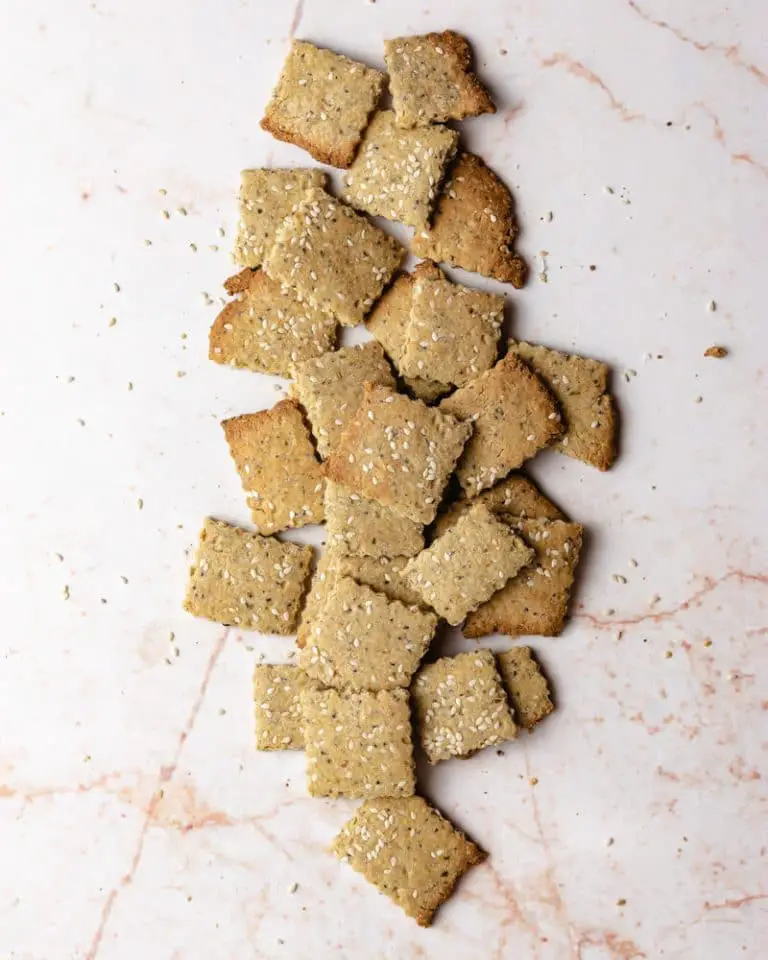 Crackers sem glúten de fermentação natural - Criar Comer Crescer