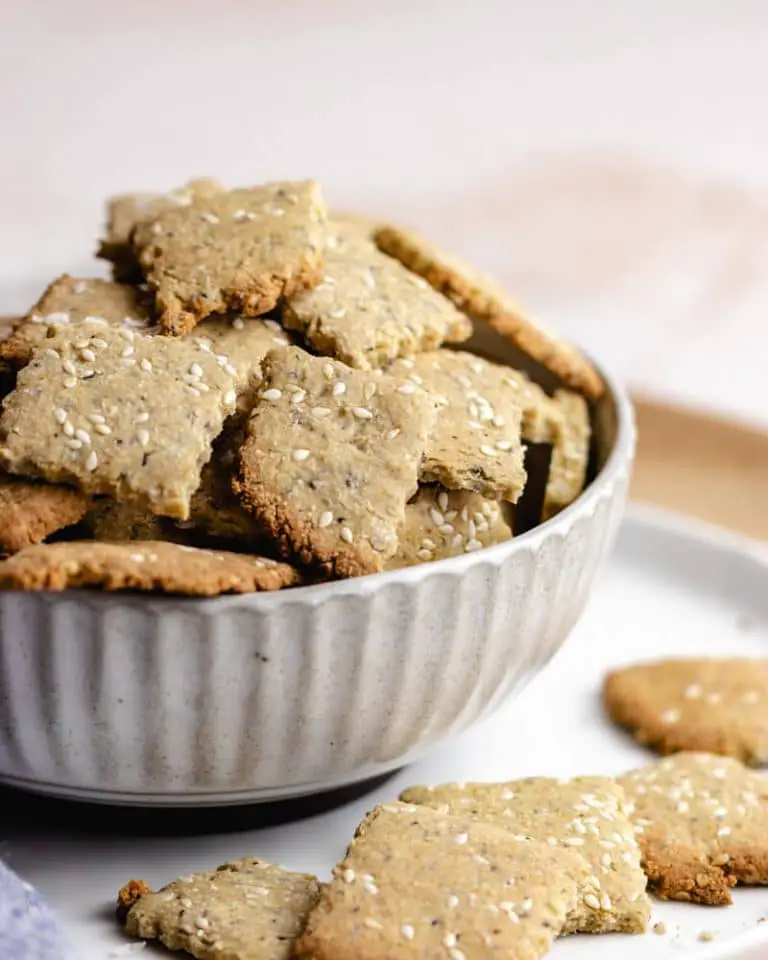 Crackers sem glúten de fermentação natural - Criar Comer Crescer