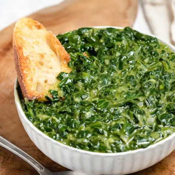 Esparregado de espinafres sem leite/glúten - Criar Comer Crescer