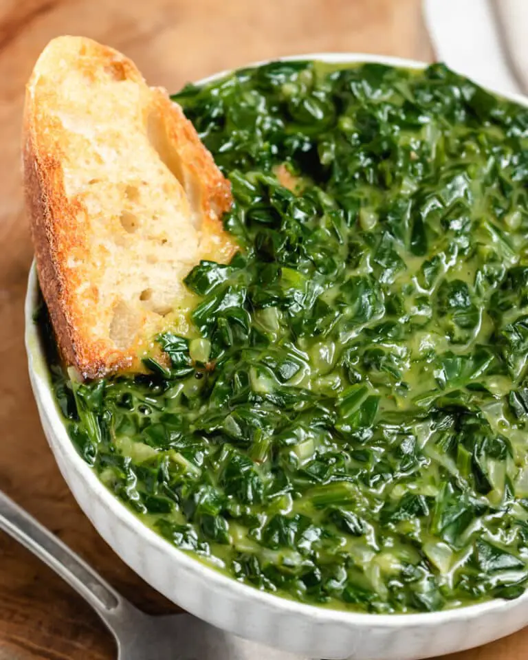 Esparregado de espinafres sem leite/glúten - Criar Comer Crescer