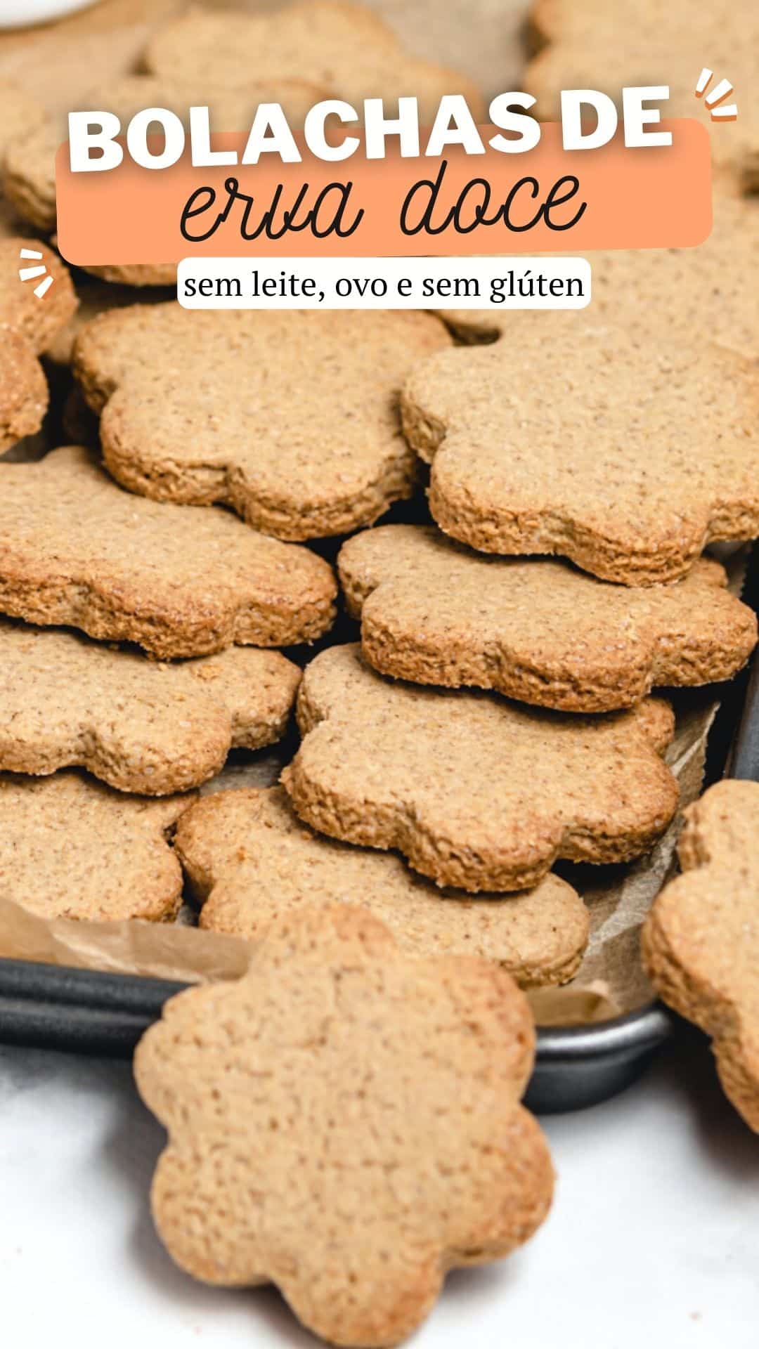 Bolachas de erva doce vegan - Criar Comer Crescer