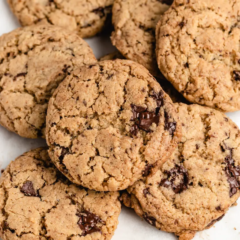 Bolachas com pepitas de chocolate vegan (cookies) - Criar Comer Crescer