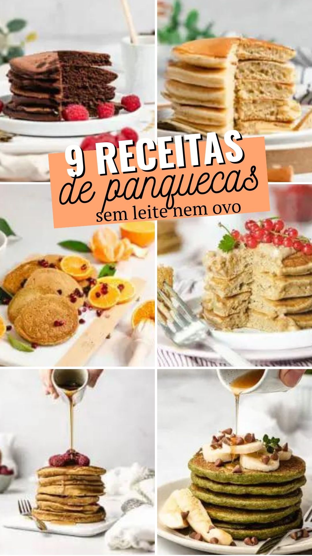 9 receitas de panquecas deliciosas e saudáveis - Criar Comer Crescer