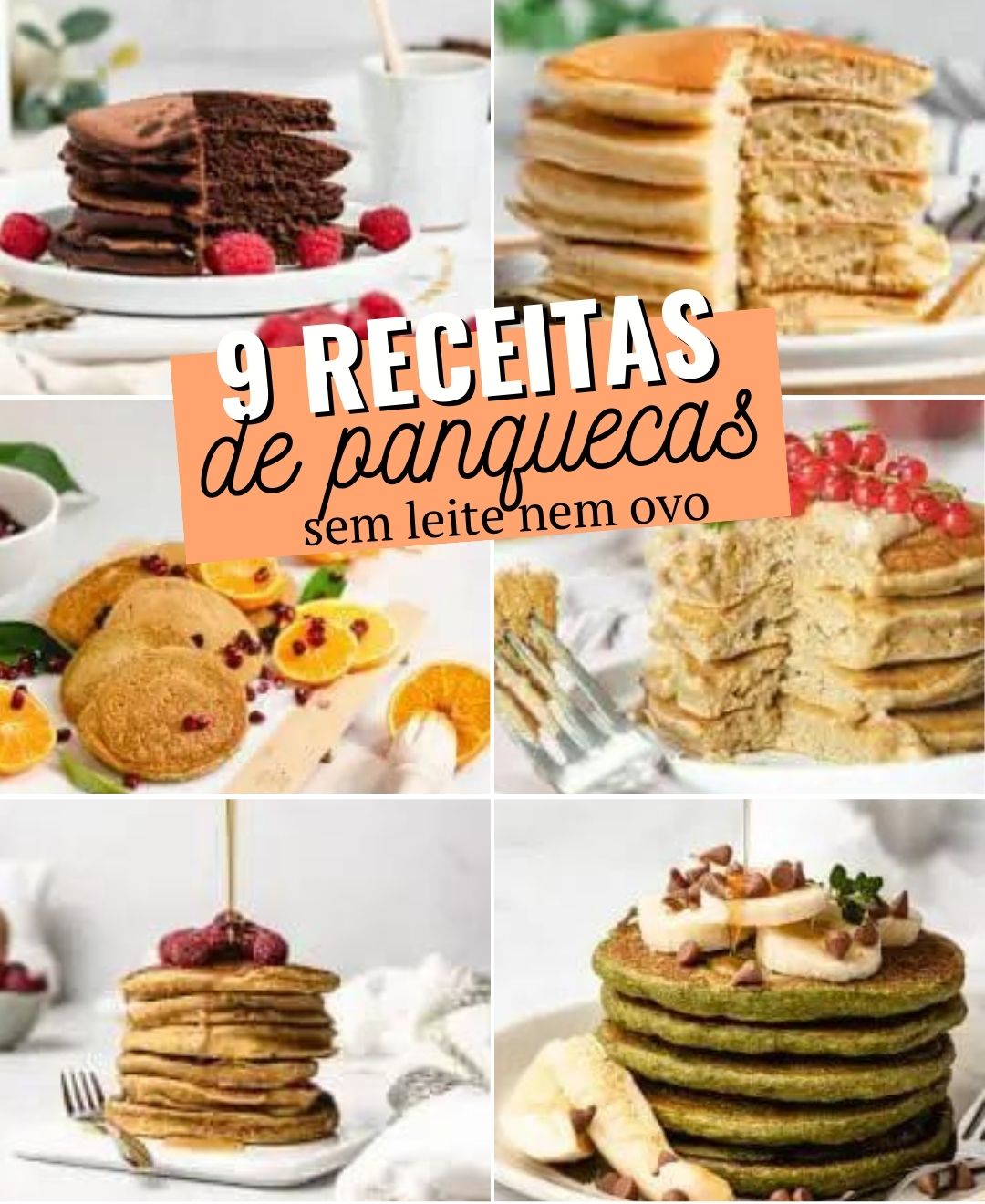 9 receitas de panquecas deliciosas e saudáveis - Criar Comer Crescer